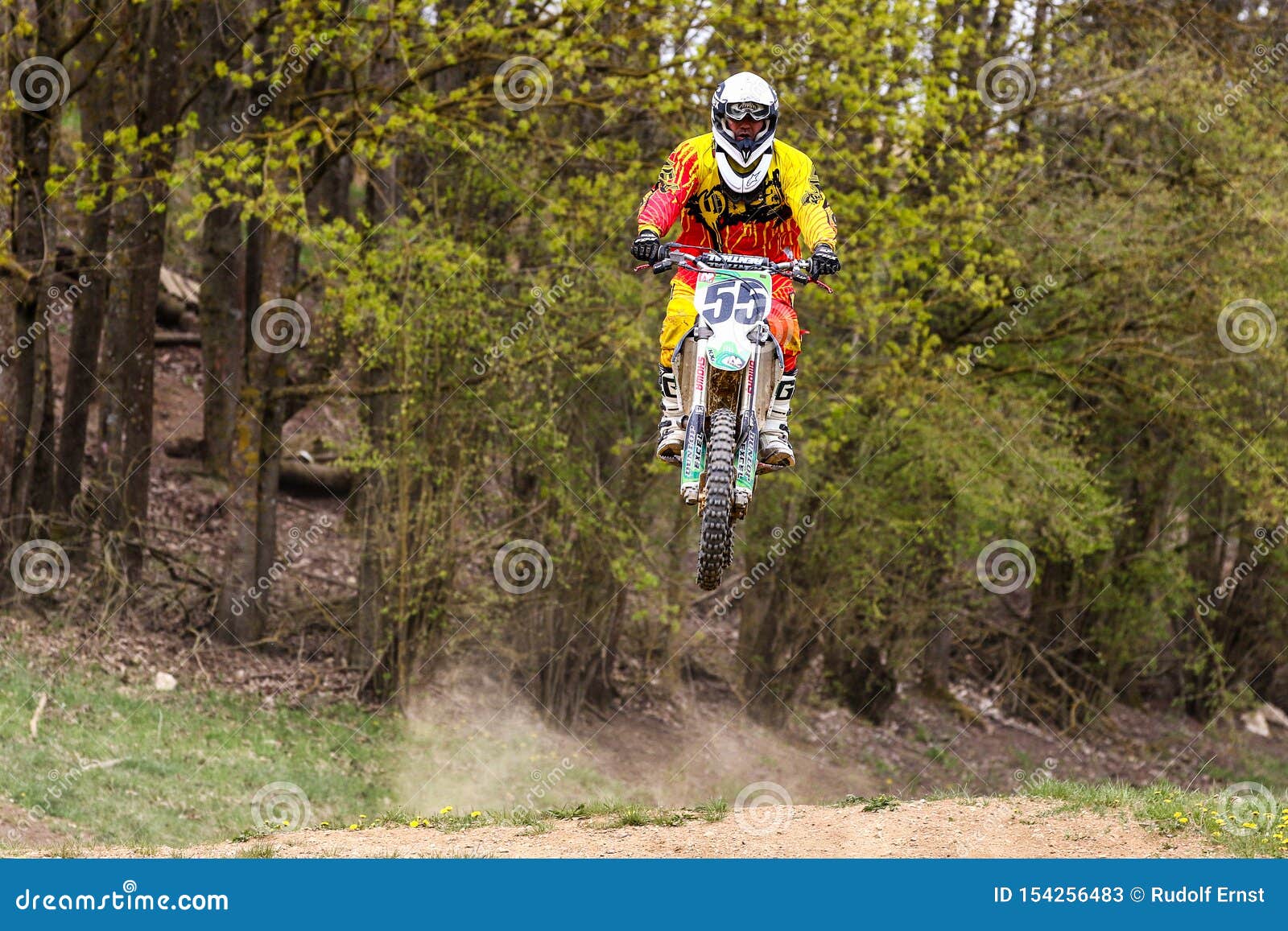Warching, Germany - June 29, 2019: Motocross Training in Warching ...