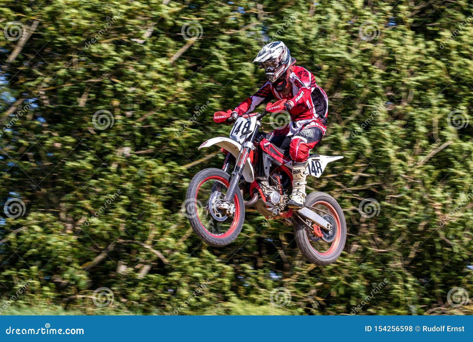 Warching, Germany - June 29, 2019: Motocross Training in Warching ...