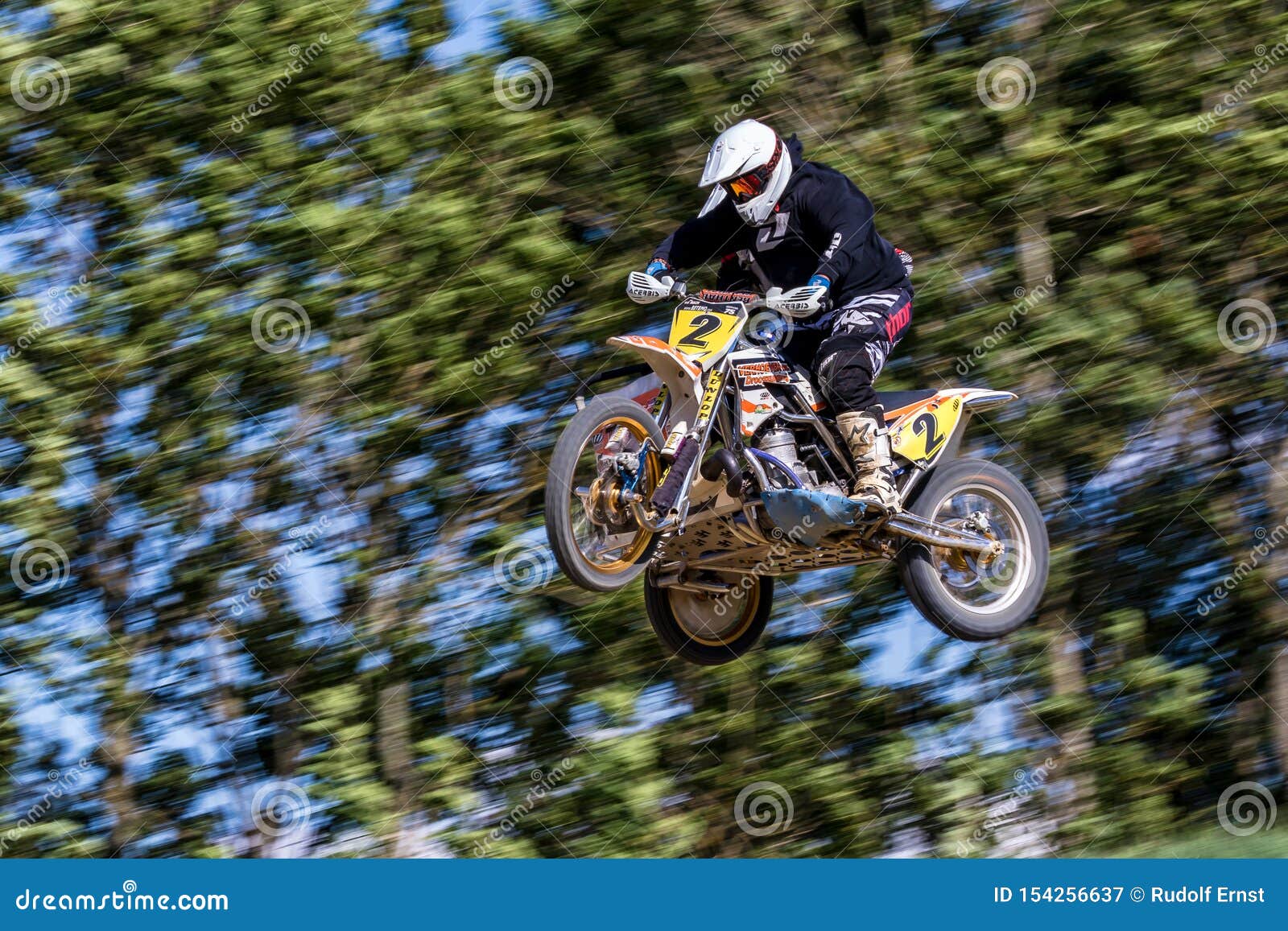 Warching, Germany - June 29, 2019: Motocross Training in Warching ...