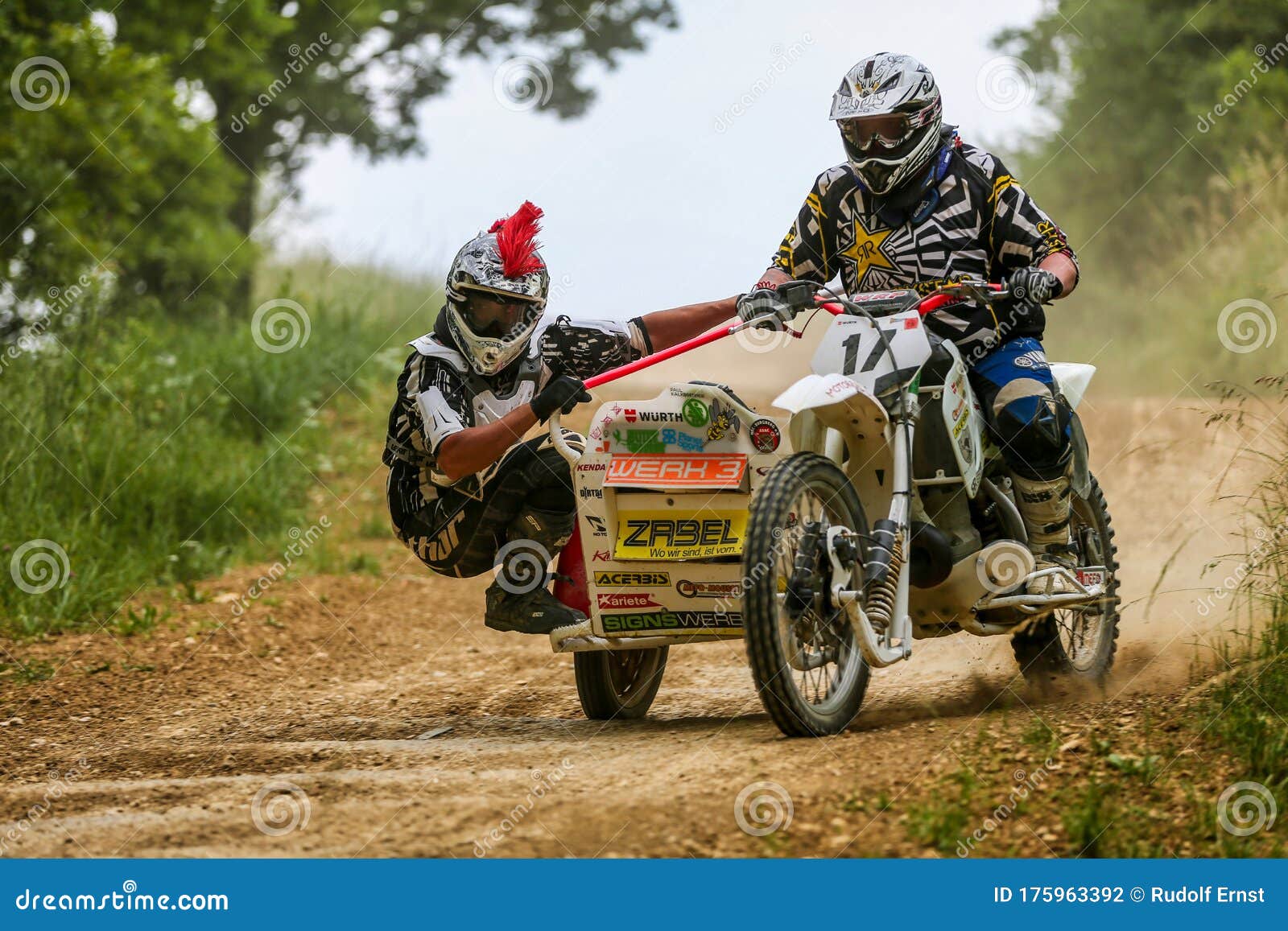 Warching, Germany - June 29, 2019: Motocross Training in Warching ...