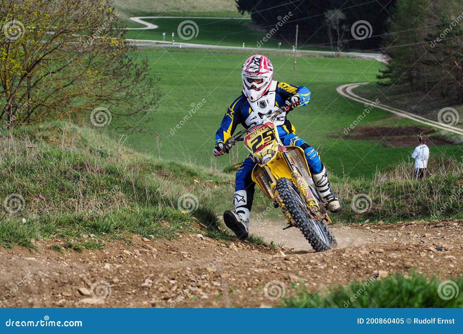Warching, Germany - June 29, 2019: Motocross Training in Warching ...