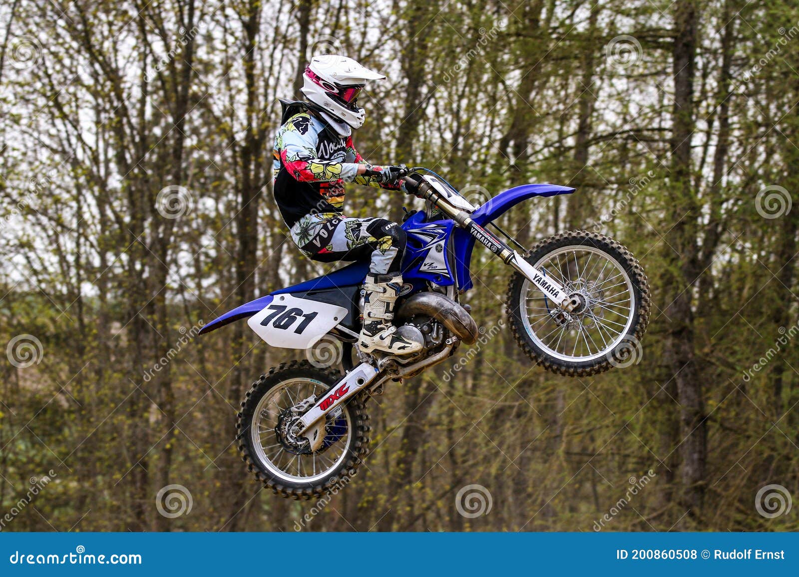 Warching, Germany - June 29, 2019: Motocross Training in Warching ...