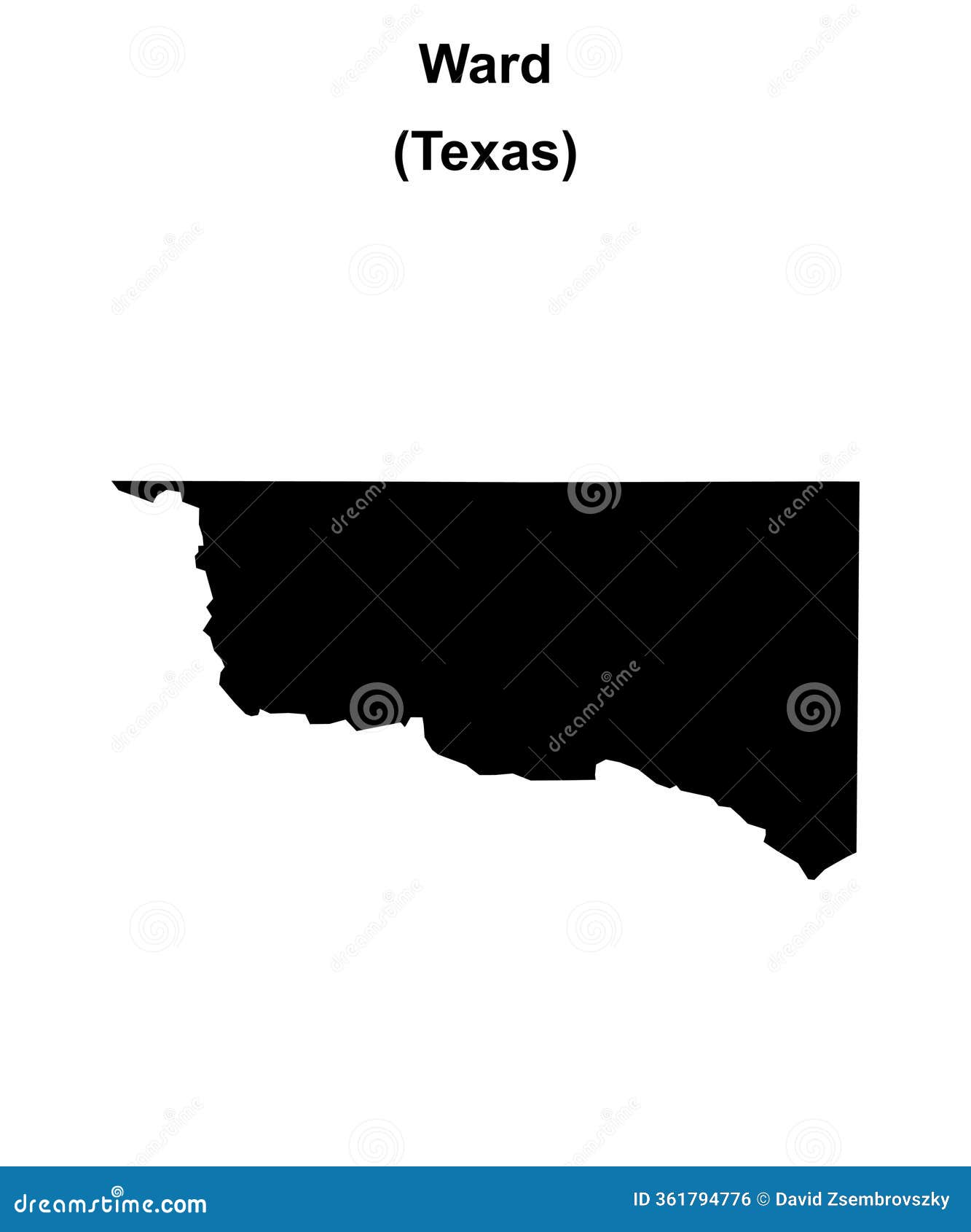 Ward Outline Map Stock Image | CartoonDealer.com #361725145