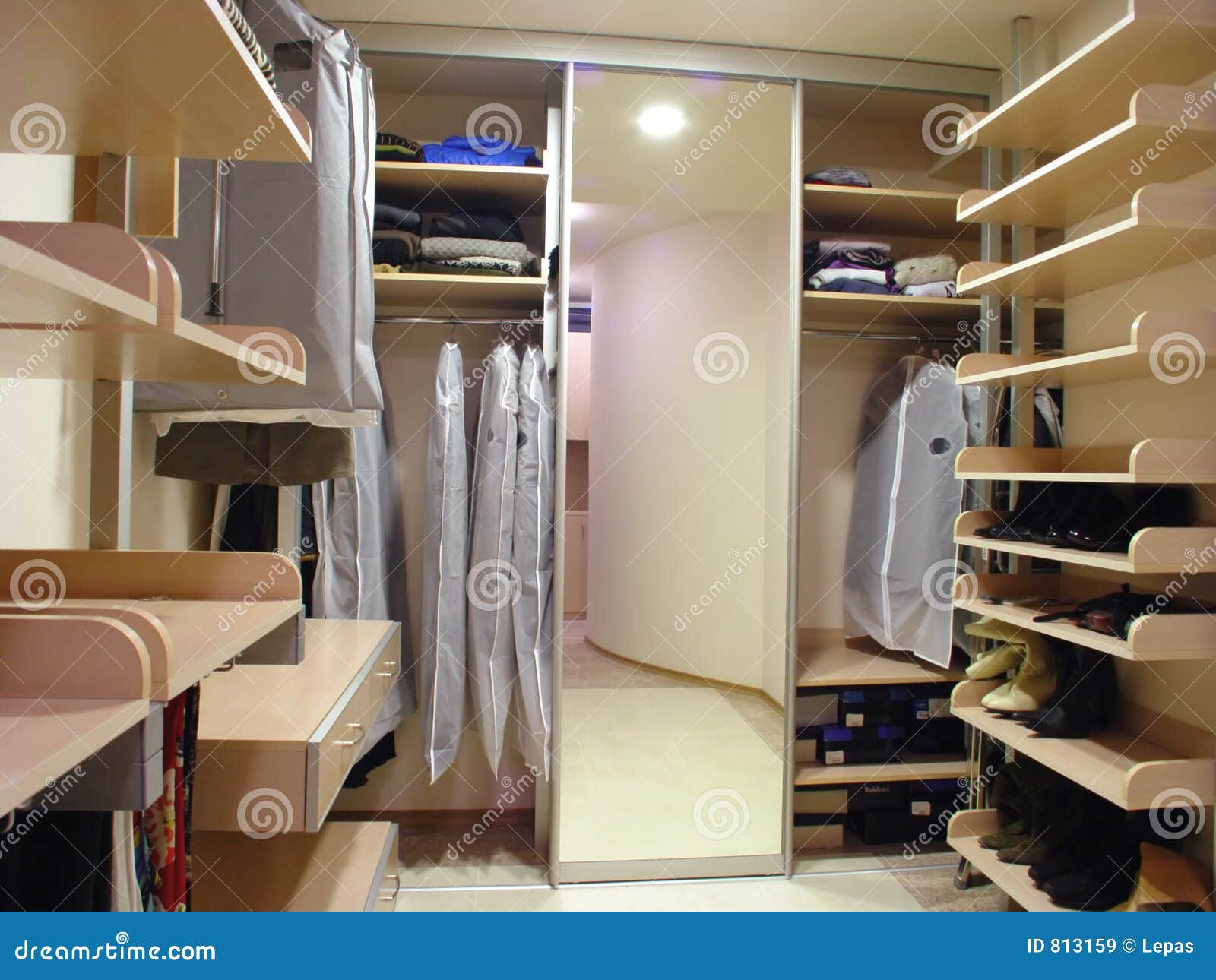 Wardrobe stock image. Image of tree, clothes, case, house - 813159