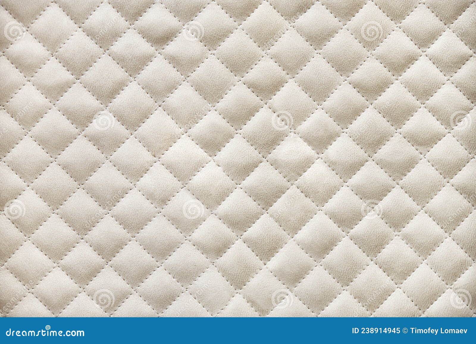 Wardrobe Covered with Beige Alcantara by Rhomb Pattern Stock Image ...
