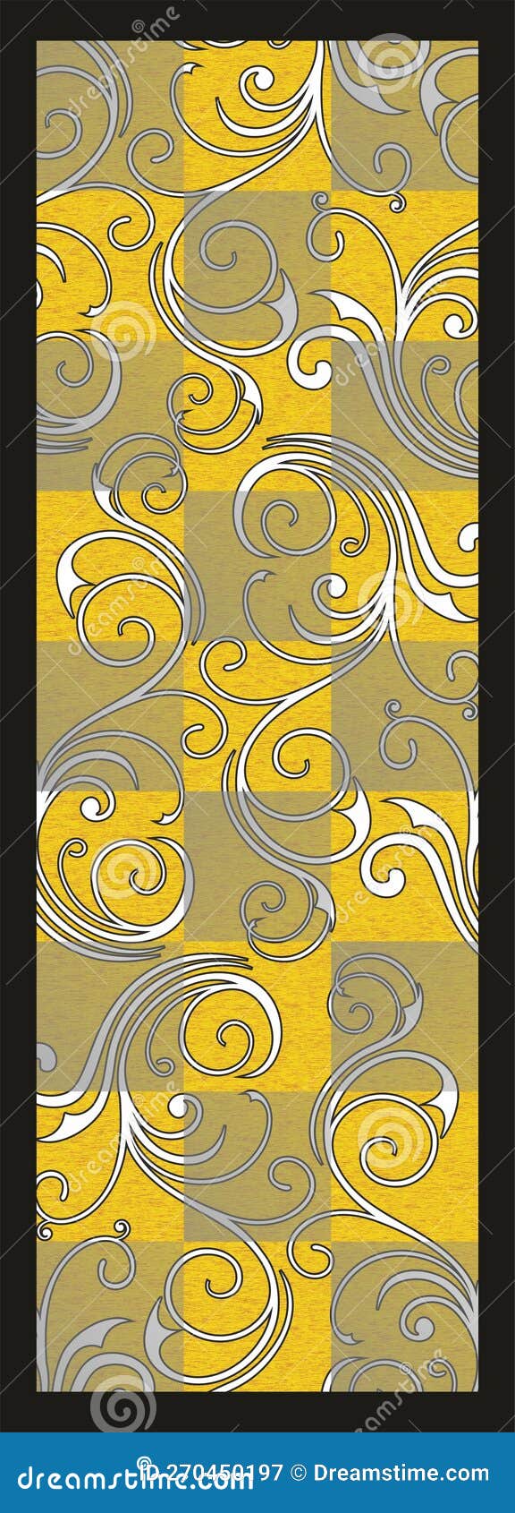 Wardrobe Door Partition Tree Design Cdr Vector Stock Vector ...