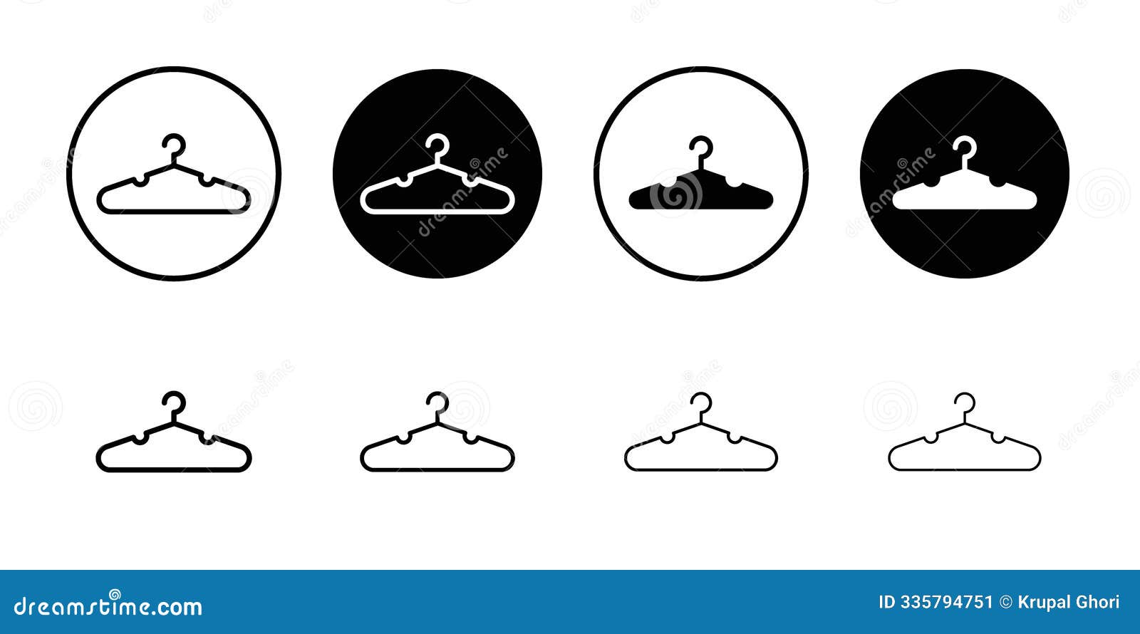 Wardrobe Icon Logo Set Vector | CartoonDealer.com #335794751