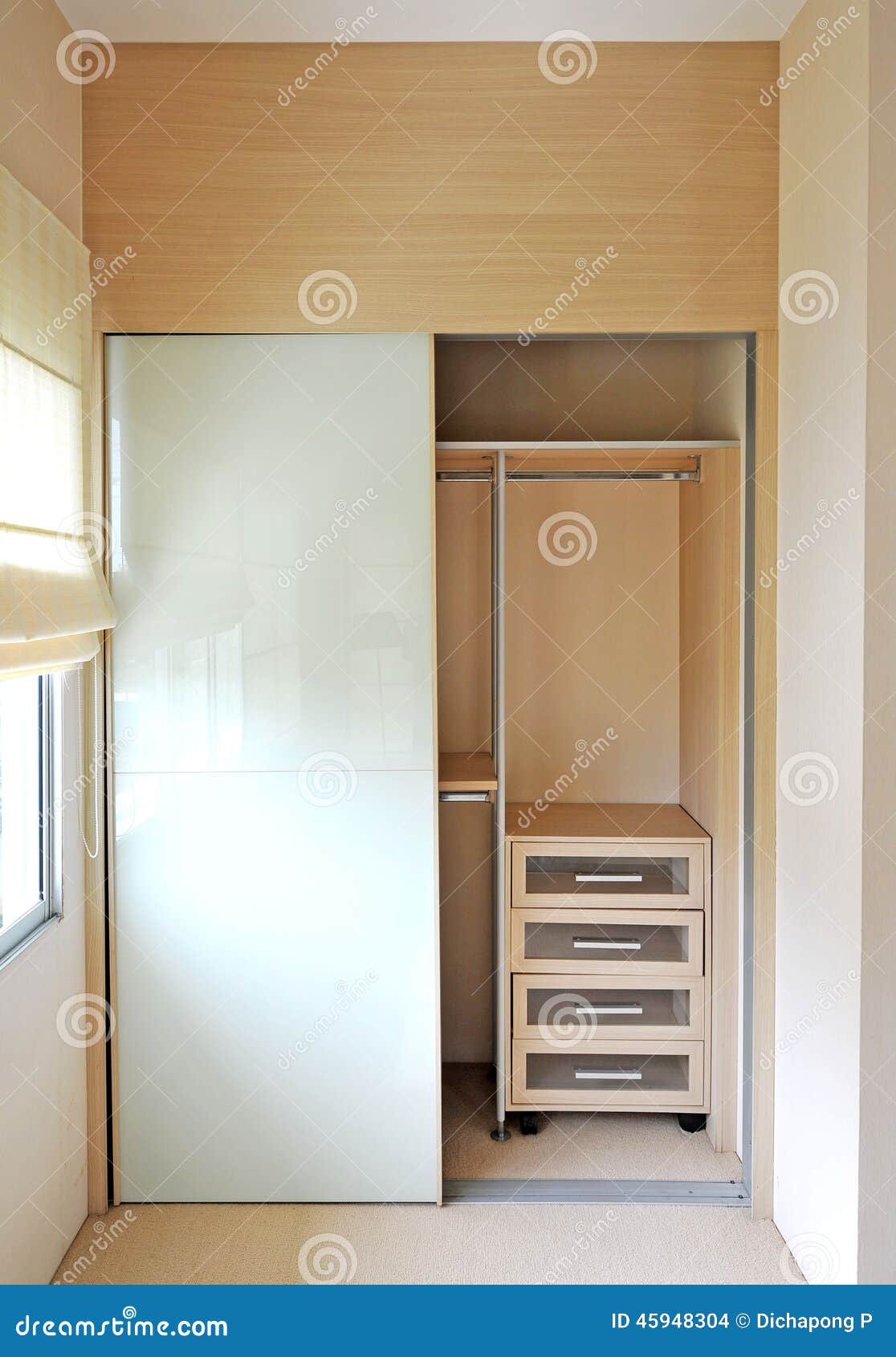 Wardrobe stock photo. Image of lifestyle, sled, modern - 45948304