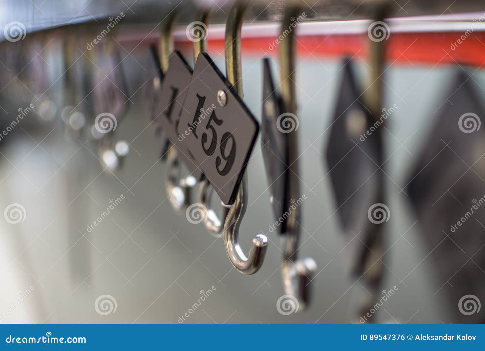 Wardrobe numbers stock photo. Image of numbers, hangers - 89547376