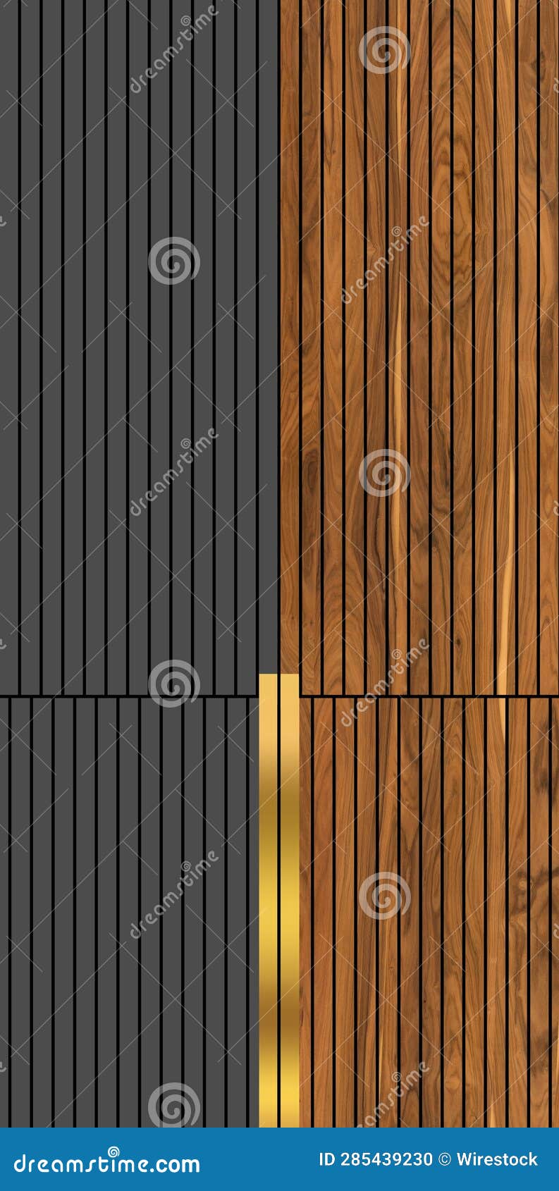 Wardrobe Panels-Decorative Wall Panels Design Stock Illustration ...