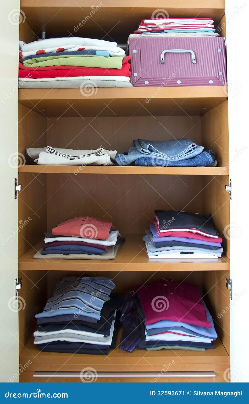 Wardrobe stock image. Image of organization, drawers - 32593671