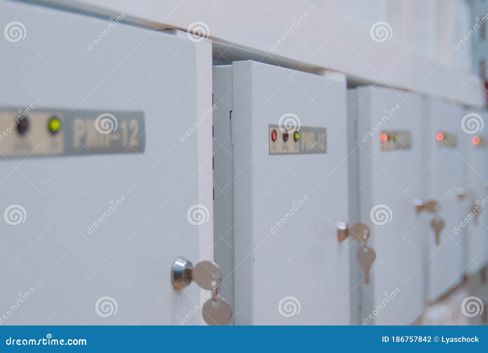 Wardrobes Remote Control Equipment. Closed Dashboards Stock ...