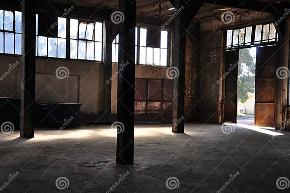 Warehouse stock photo. Image of bars, exterior, decaying - 18629642