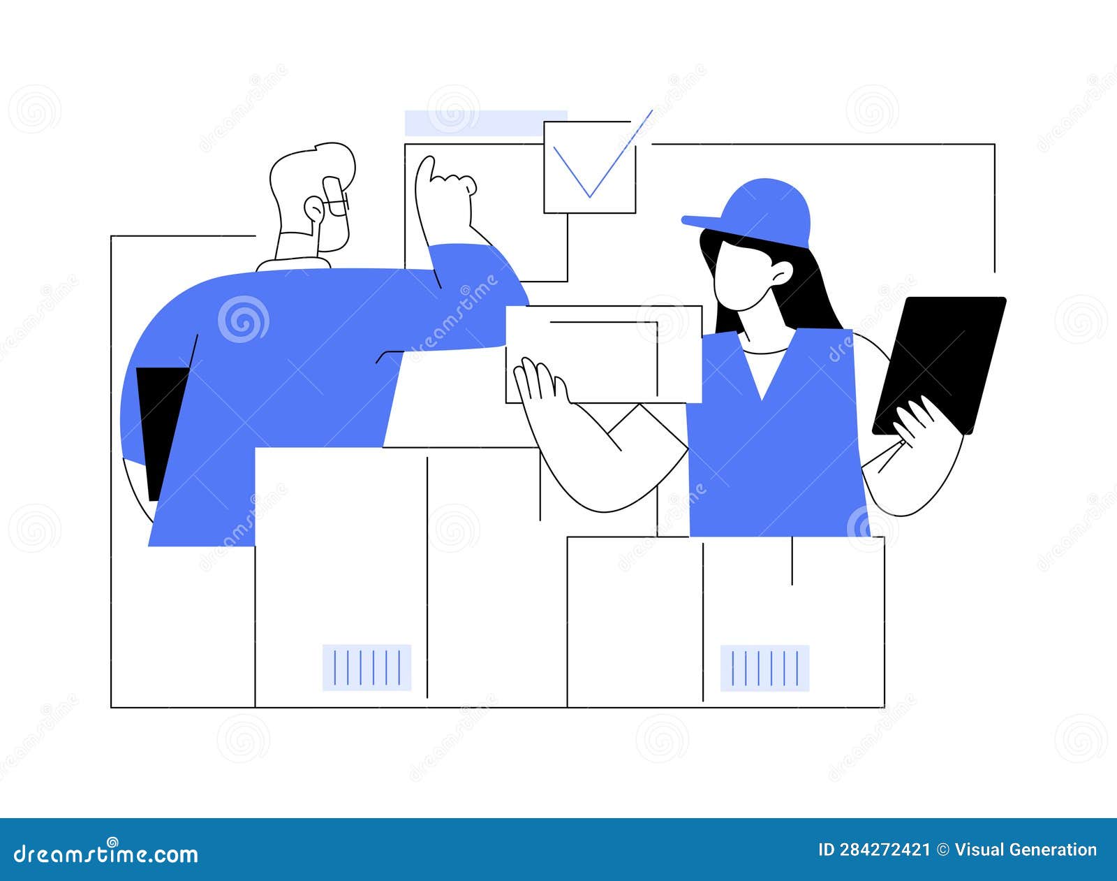 Making Inventory Isolated Cartoon Vector Illustrations. | CartoonDealer ...