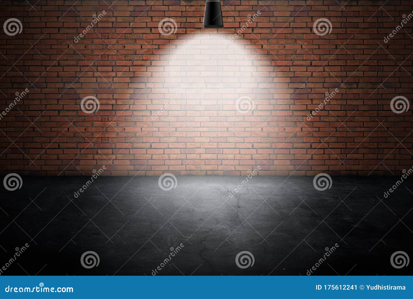 Warehouse brick wall stock image. Image of aging, inside - 175612241