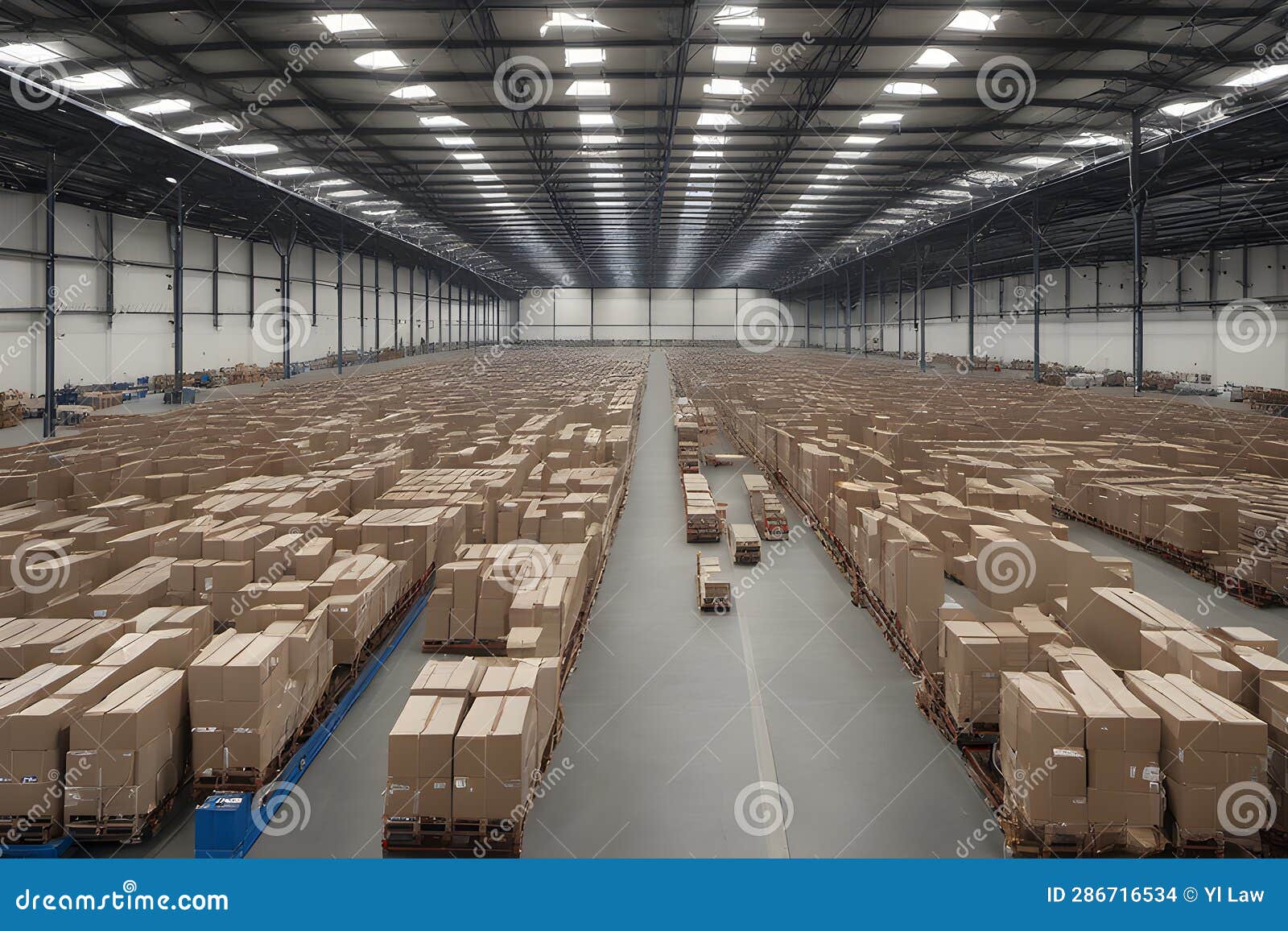 Warehouse Captured from Different Angles while Maintaining Stock ...