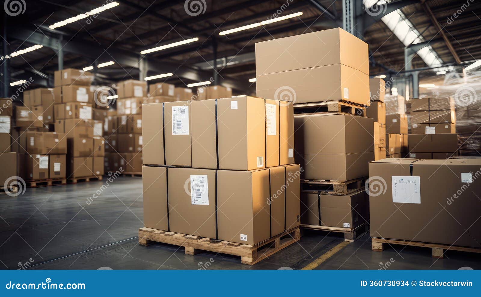 Warehouse checked box stock illustration. Illustration of safety ...