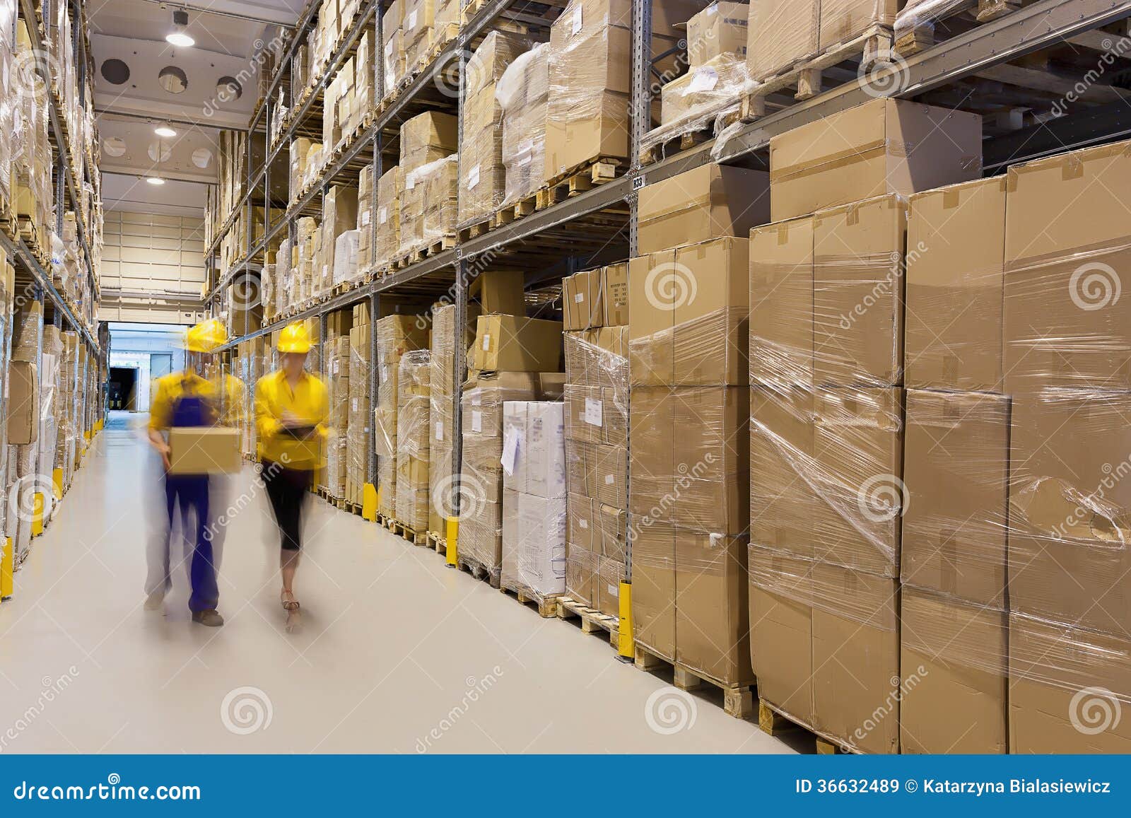 Warehouse control stock image. Image of motion, factory - 36632489
