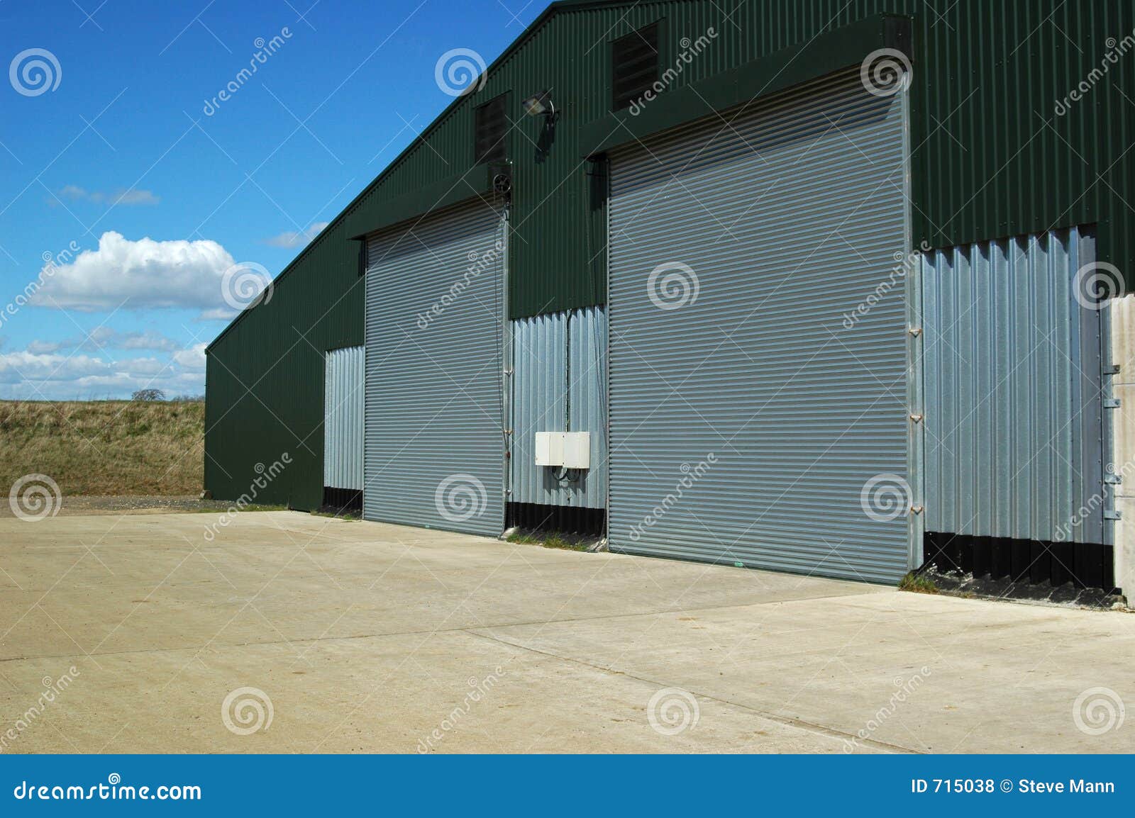 Warehouse and Courtyard stock photo. Image of exterior - 715038