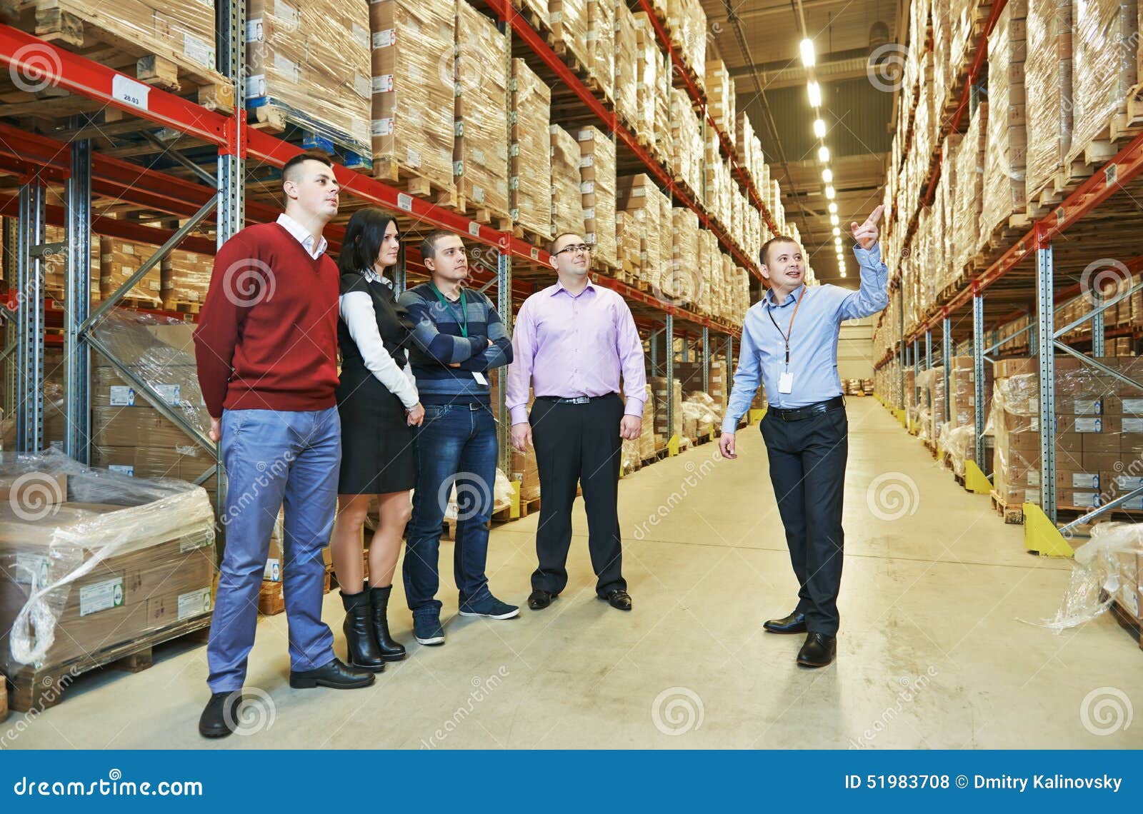 Warehouse crew at work stock photo. Image of delivery - 51983708