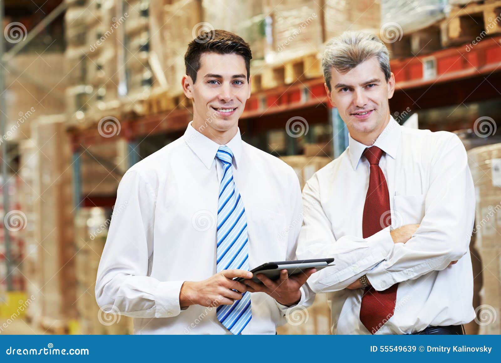 Warehouse crew at work stock image. Image of management - 55549639