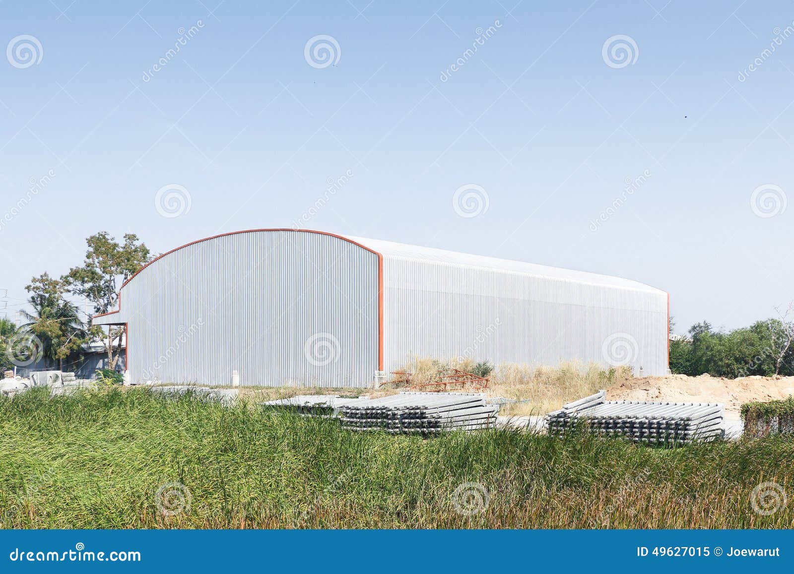 Warehouse stock image. Image of factory, stand, storage - 49627015