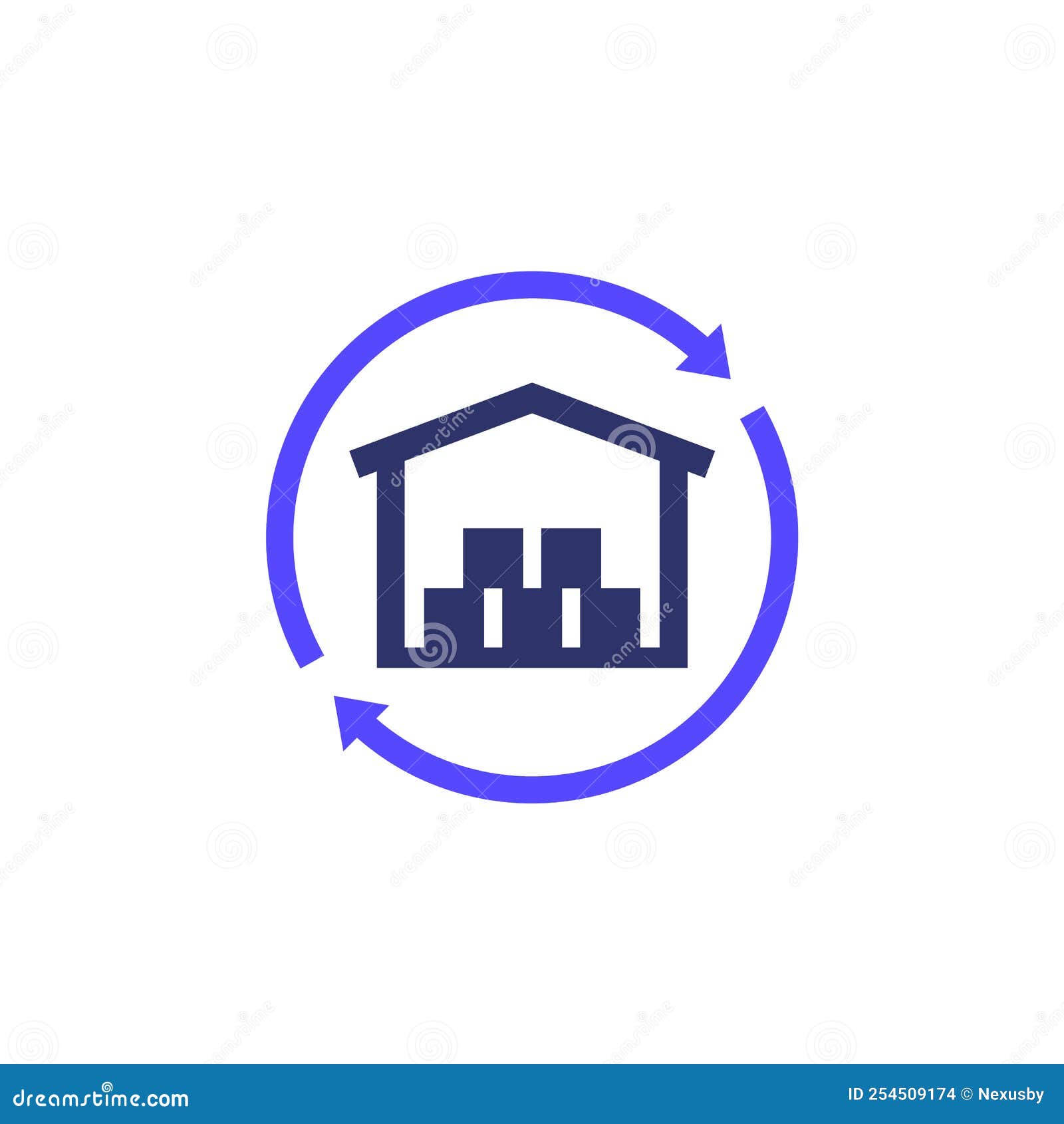 Depot Icon Of 3 Types. Isolated Vector Sign Symbol. | CartoonDealer.com ...