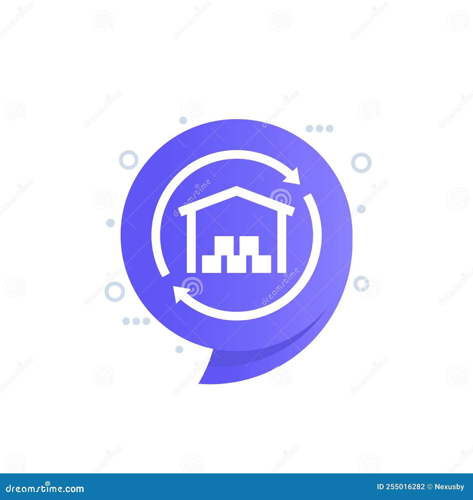 Depot Icon Of 3 Types. Isolated Vector Sign Symbol. | CartoonDealer.com ...