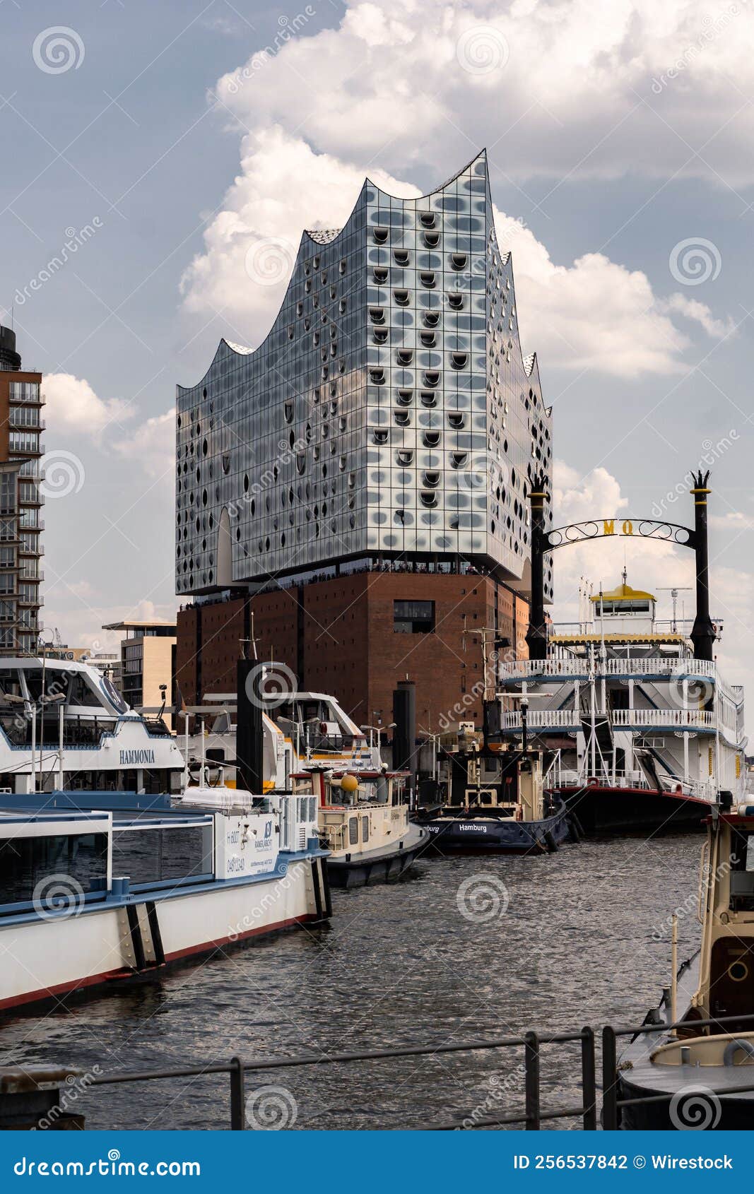 Warehouse District in the Port of Hamburg with the Elphi Building in ...