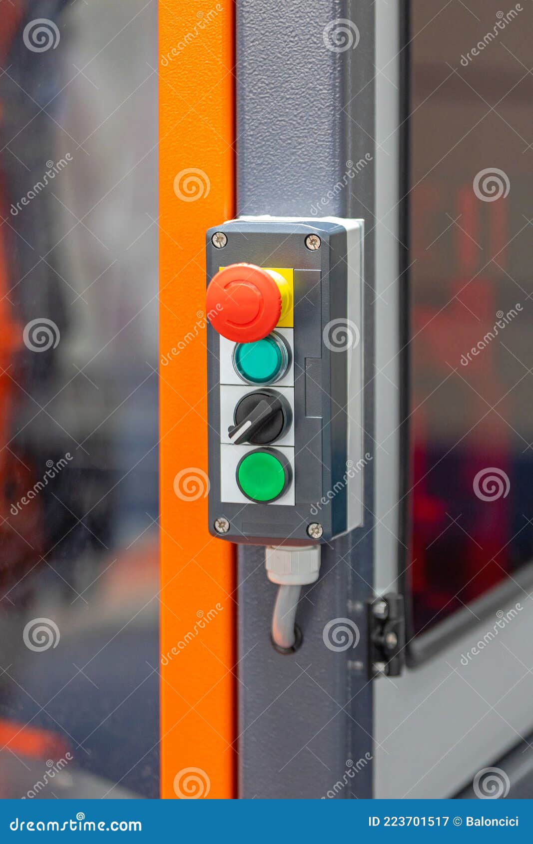 Warehouse Door Control stock image. Image of commercial - 223701517