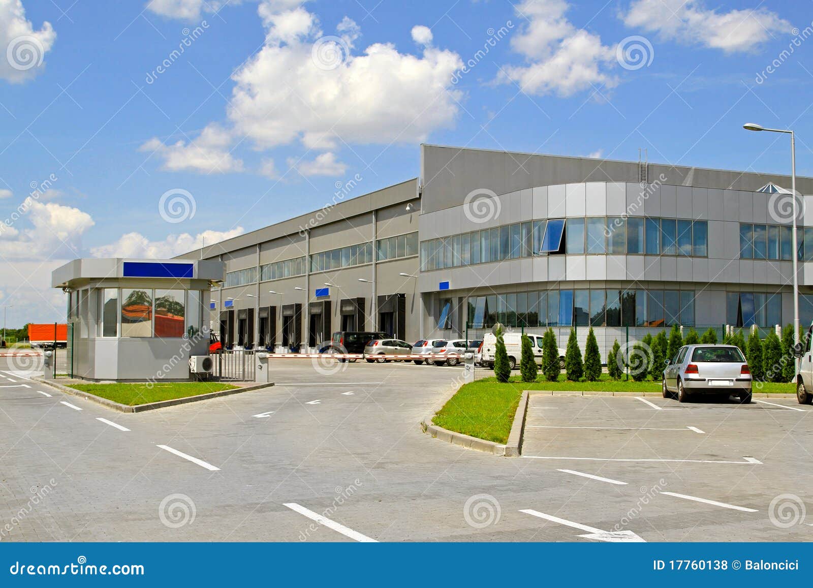 Warehouse entrance stock photo. Image of metal, exterior - 17760138
