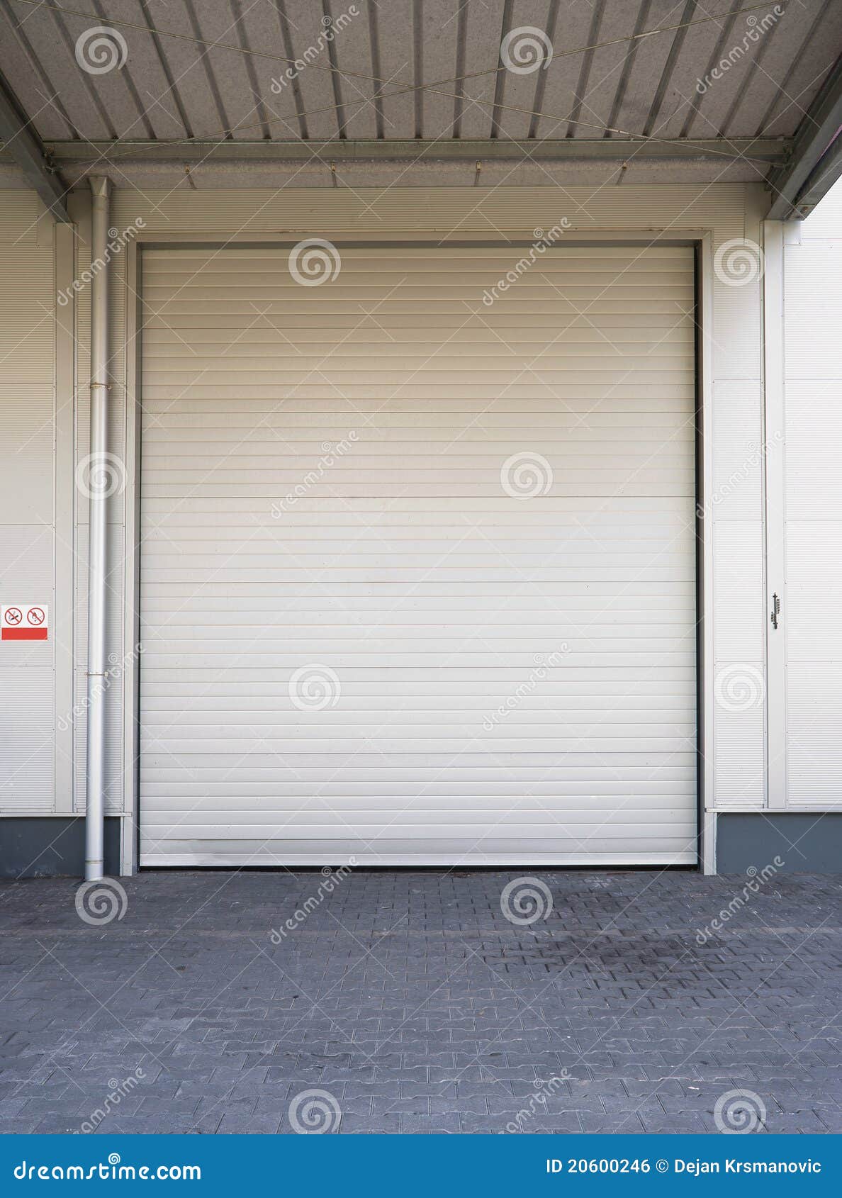 Warehouse entrance stock photo. Image of wall, contemporary - 20600246