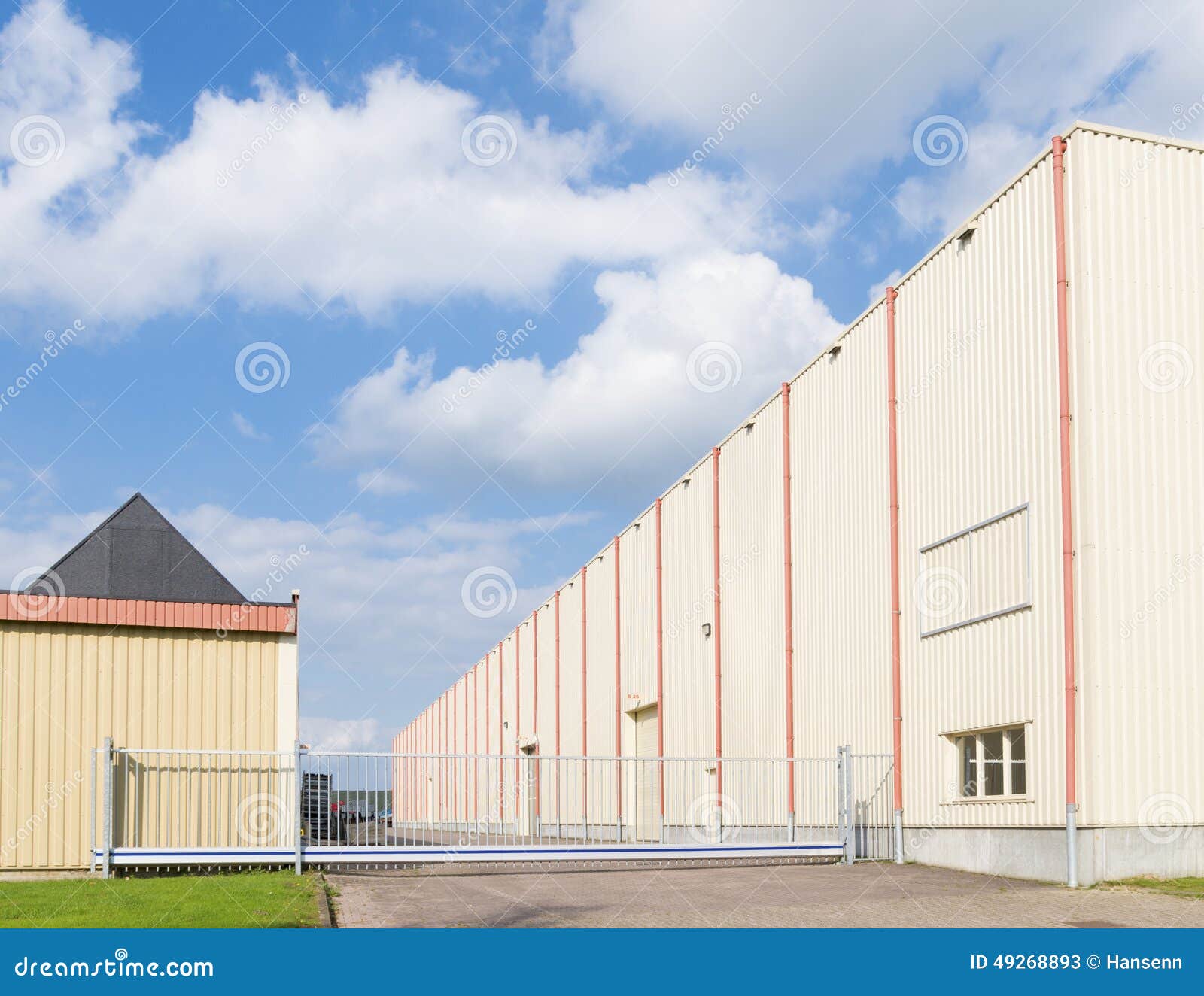 Warehouse exterior stock image. Image of distribution - 49268893