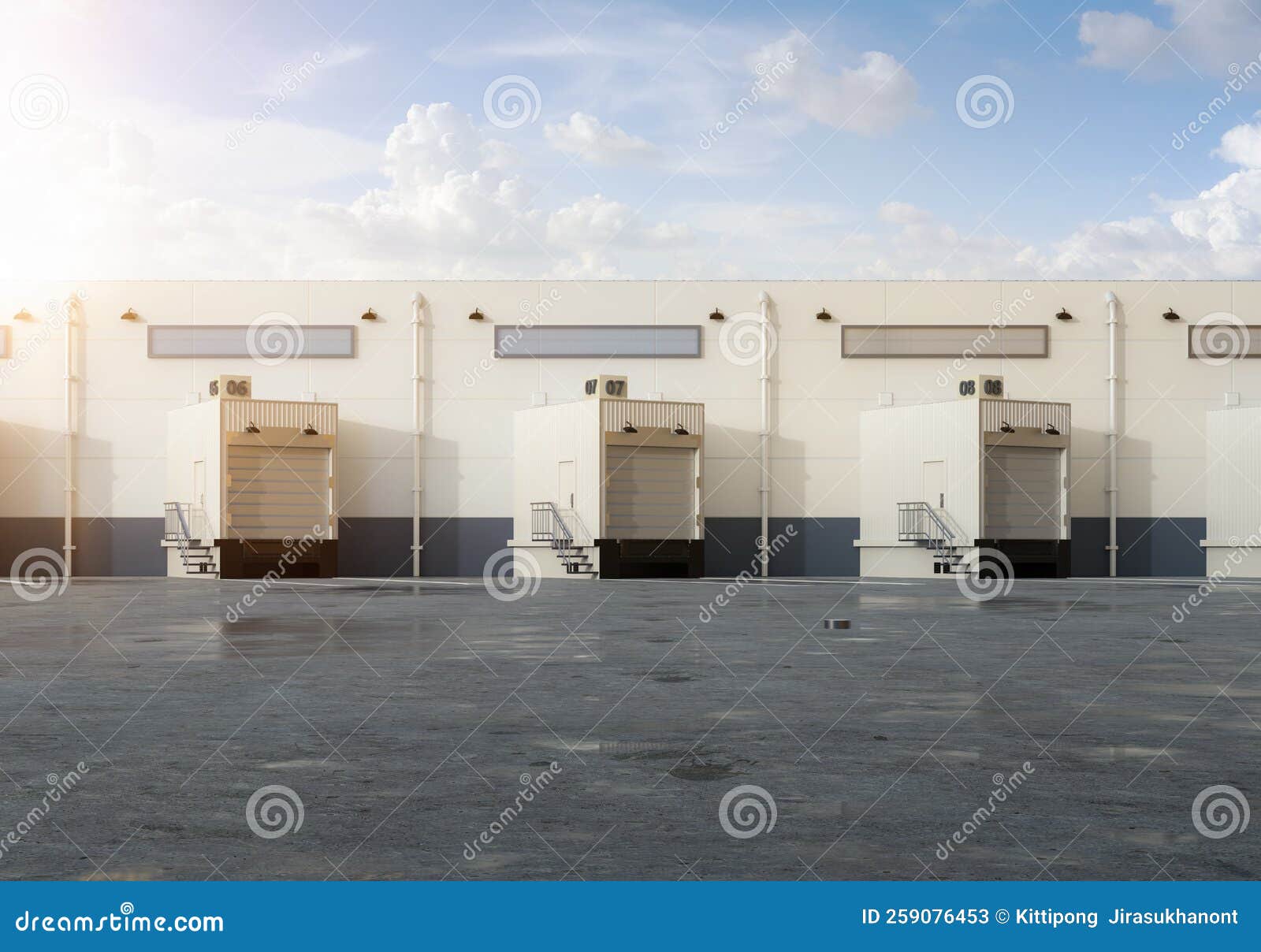 Parking Lots Facilities Concept 4 Isometric Compositions Icons Square With Charging Stalls Multi ...