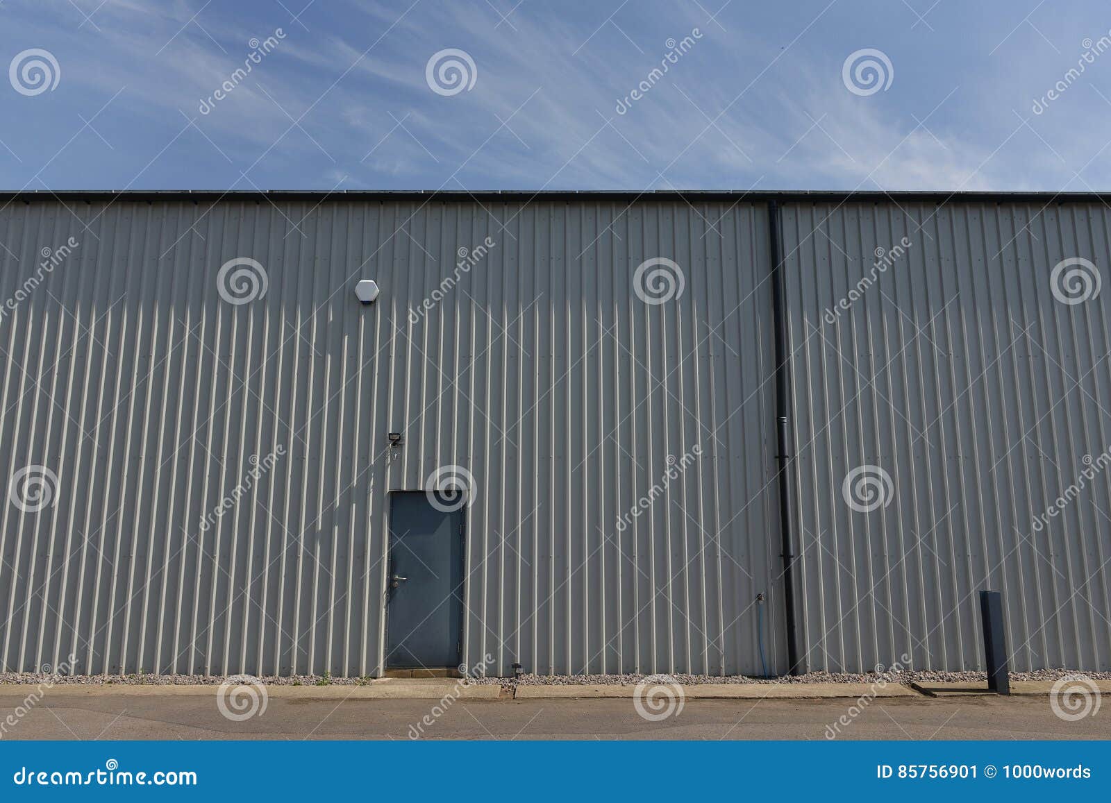 Warehouse Exterior stock image. Image of economy, copy - 85756901