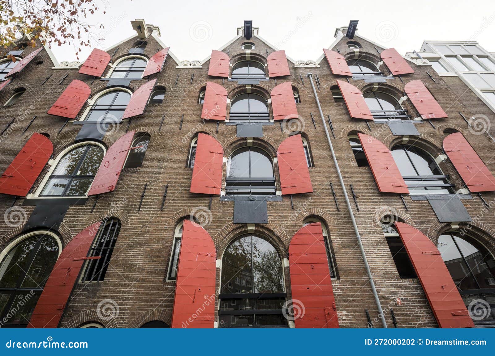 Warehouse Facade in Amsterdam, Netherlands Stock Photo - Image of ...