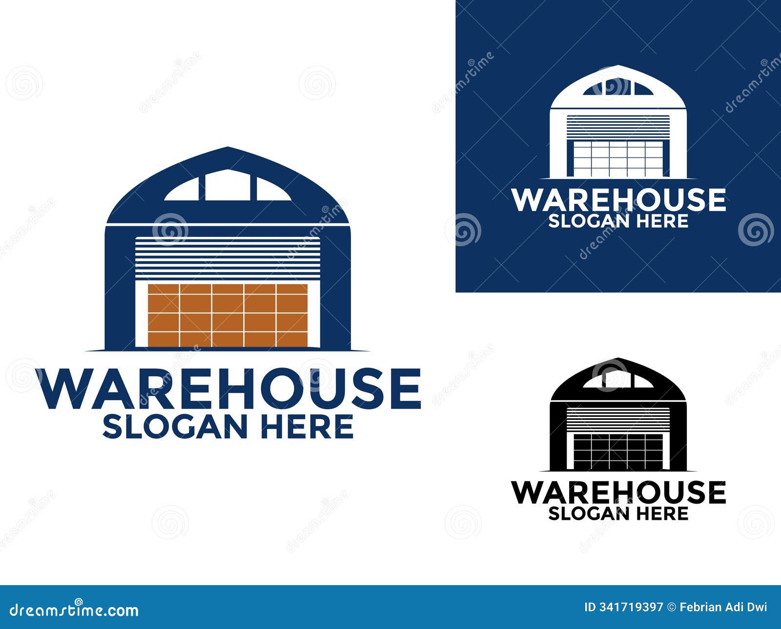 Warehouse Factory Industry Collections Logo Vector Illustration Design ...