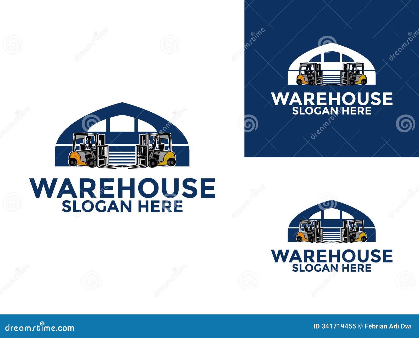 Warehouse Factory Industry Collections Logo Vector Illustration Design ...