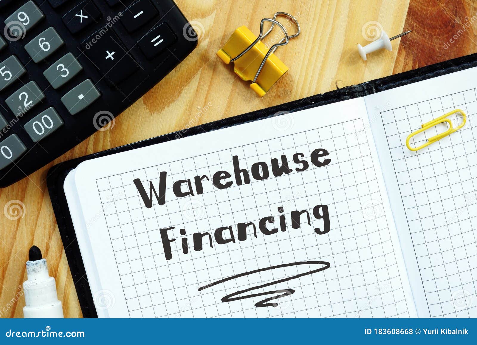 Warehouse Financing Phrase on the Page Stock Photo - Image of family ...
