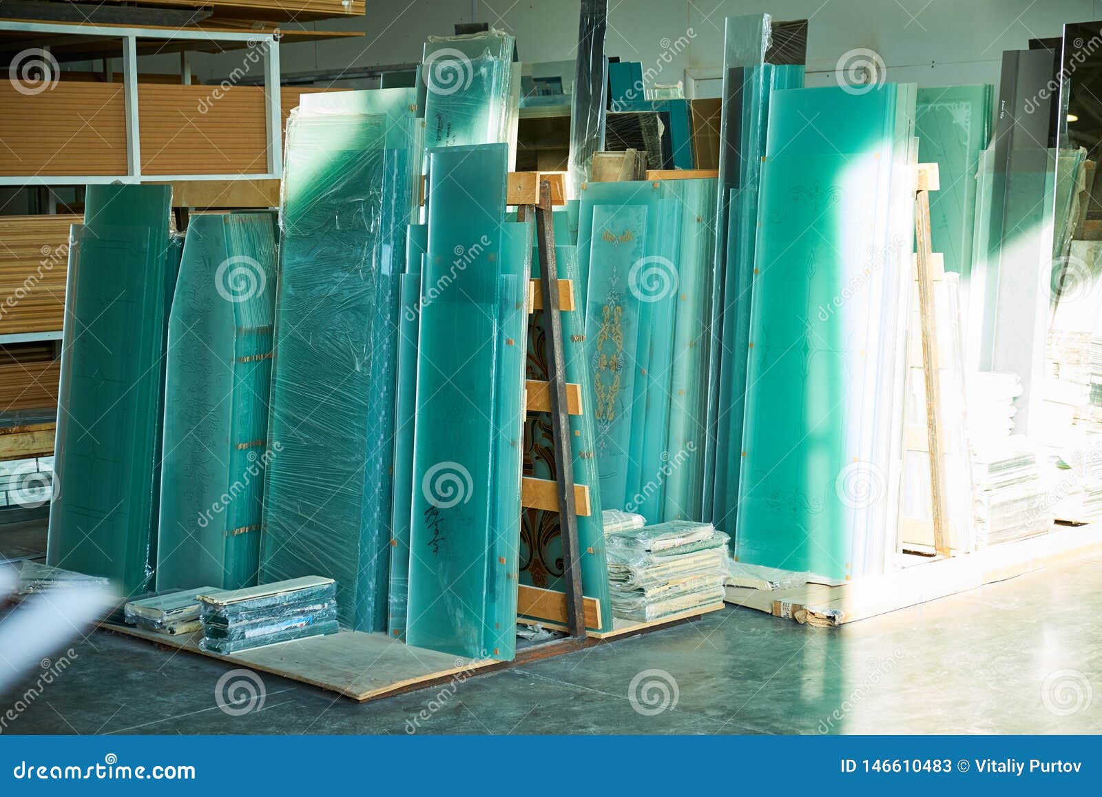 Warehouse of Finished and Packed Doors, Production of Interior and ...