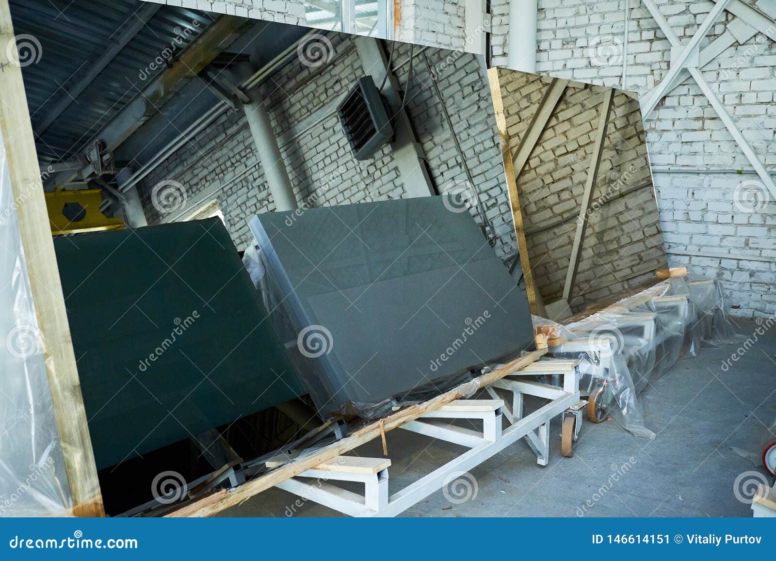 Warehouse of Finished and Packed Doors, Production of Interior and ...