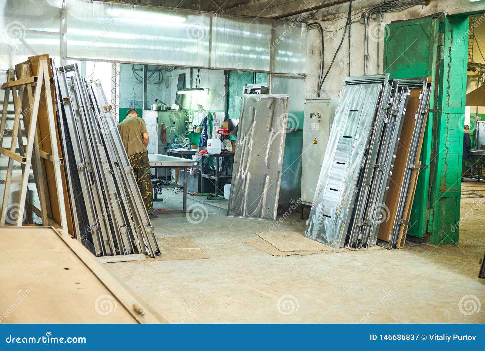 Warehouse of Finished and Packed Doors, Production of Interior and ...