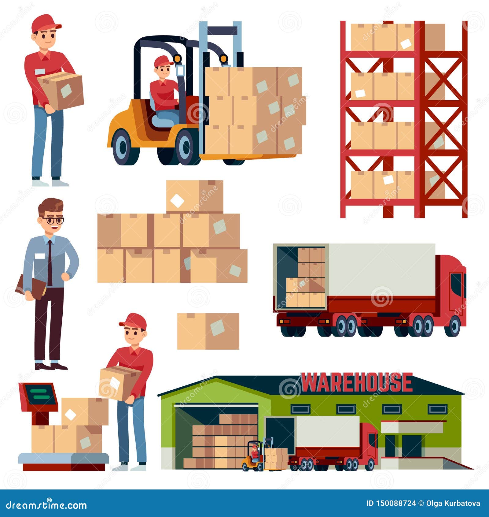 Cartoon Distribution Transportation Stock Illustrations – 7,558 Cartoon ...