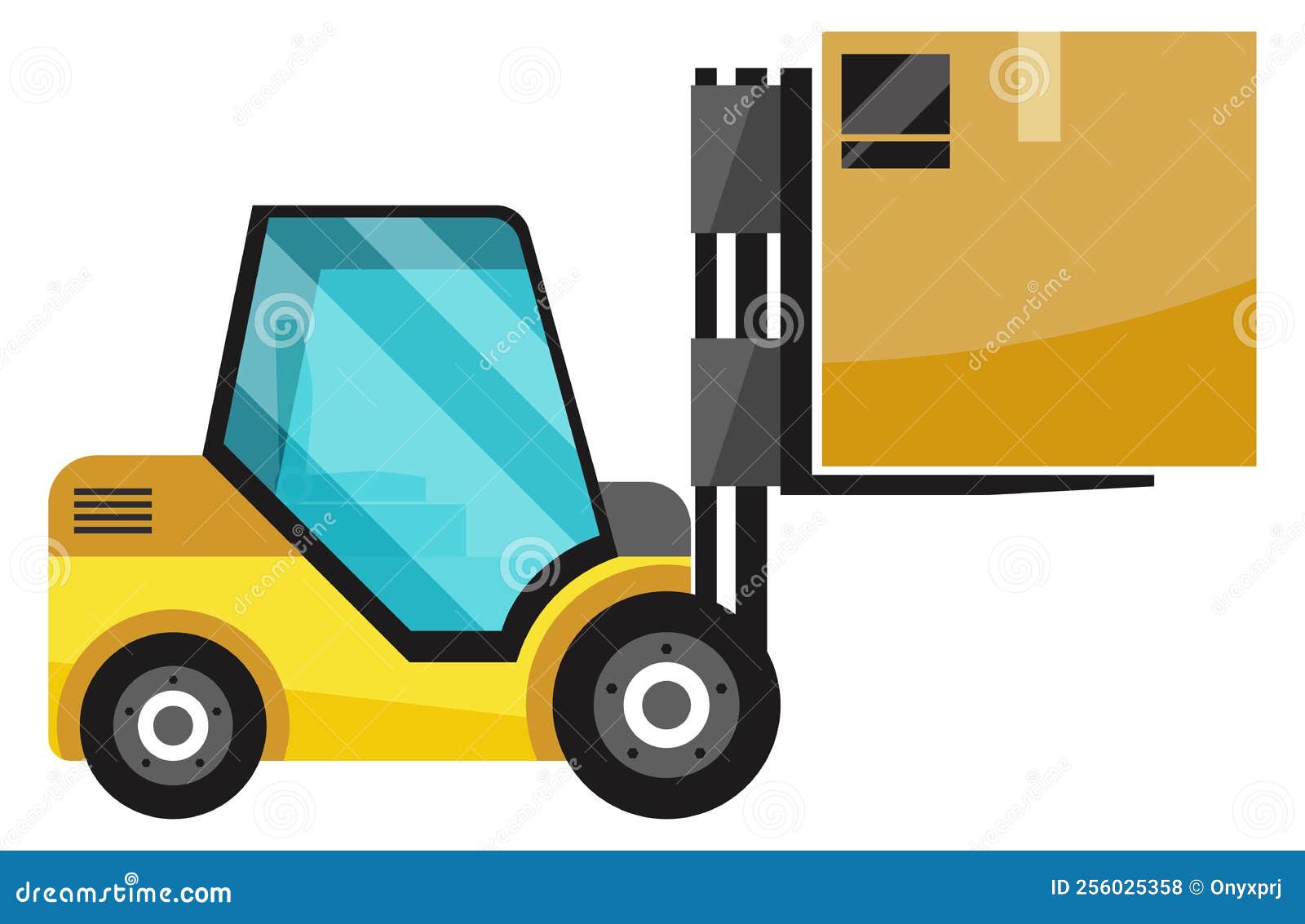 3d Warehouse And Forklift Stock Image | CartoonDealer.com #36714139