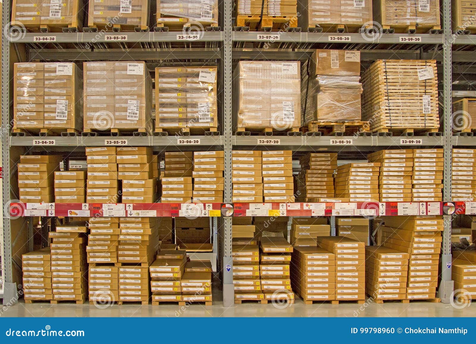 The Warehouse Has a Lot of Layers Stock Photo - Image of layers ...