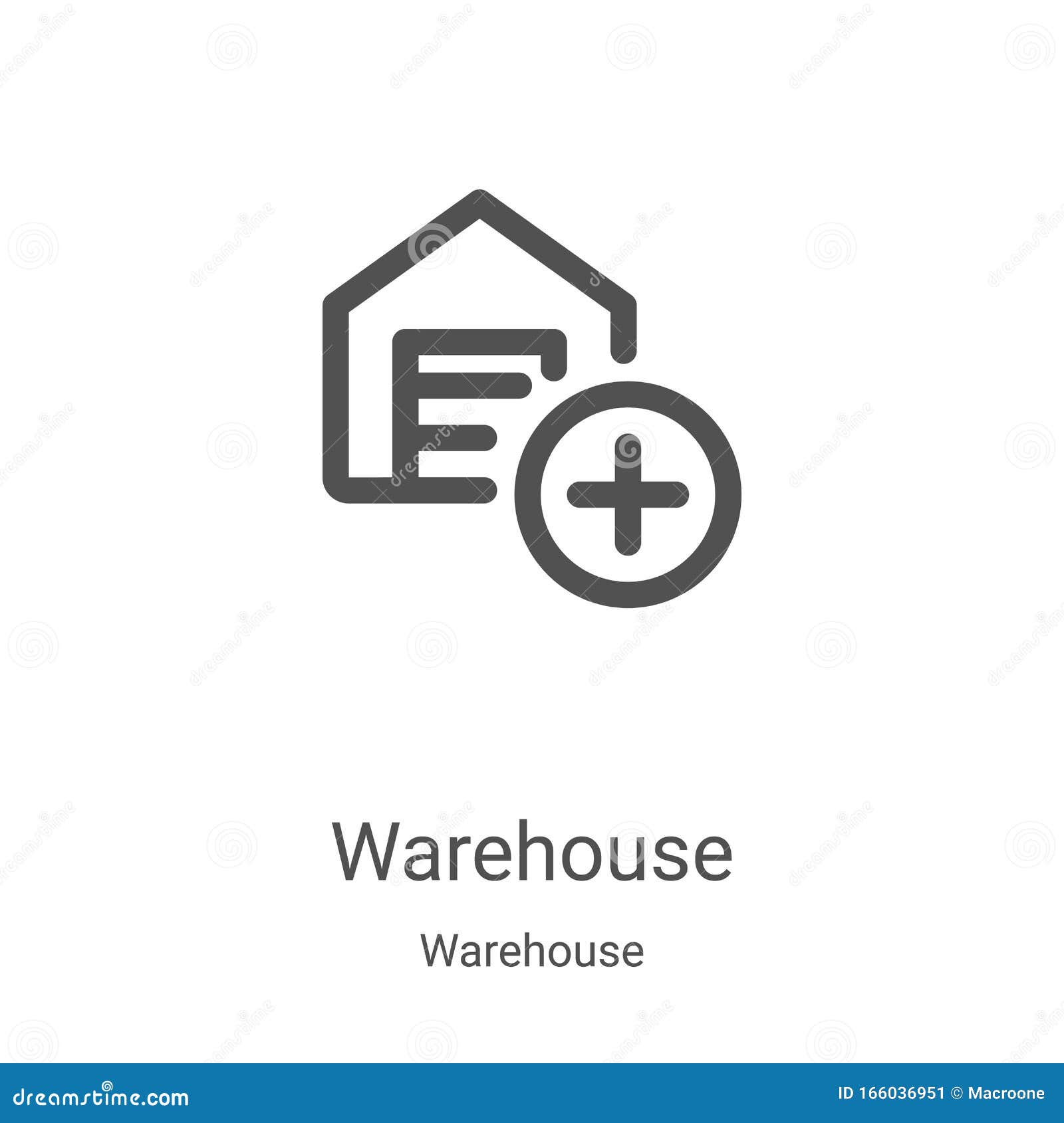 Warehouse Icon Vector from Warehouse Collection. Thin Line Warehouse ...
