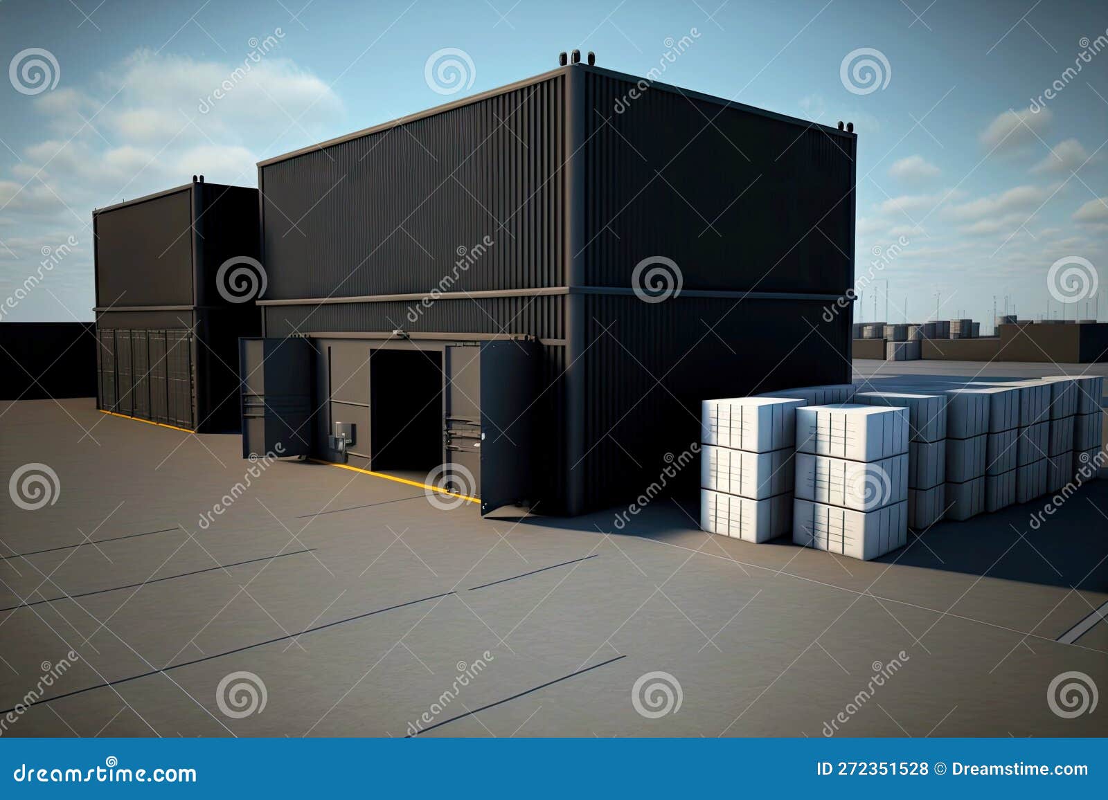 Warehouse for Implementation of Transportation and Storage of Goods ...