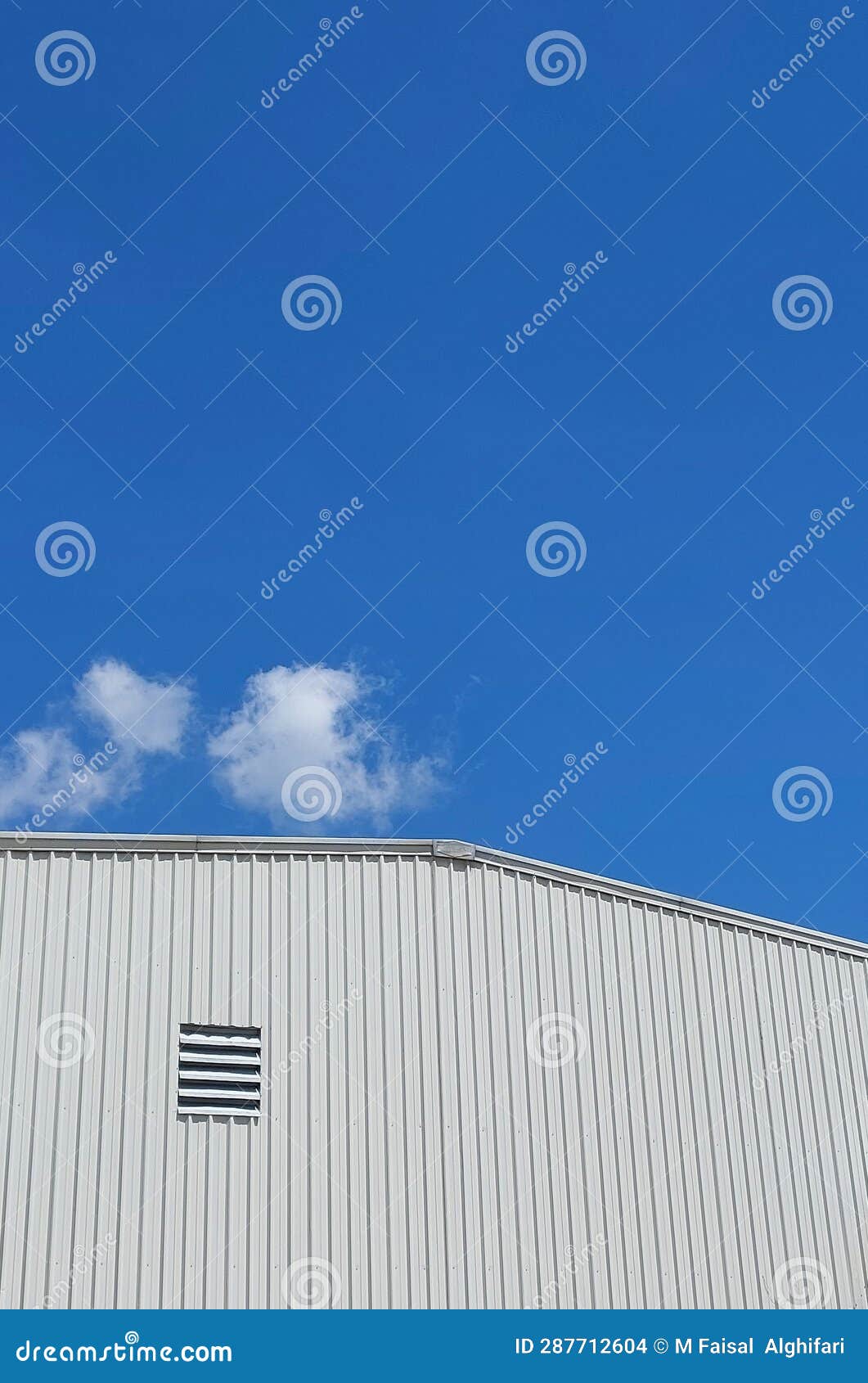 Warehouse for Industry Under Blue Sky Stock Photo - Image of warehouse ...