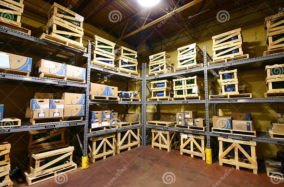 Warehouse Interior stock photo. Image of loading, commercial - 12289494