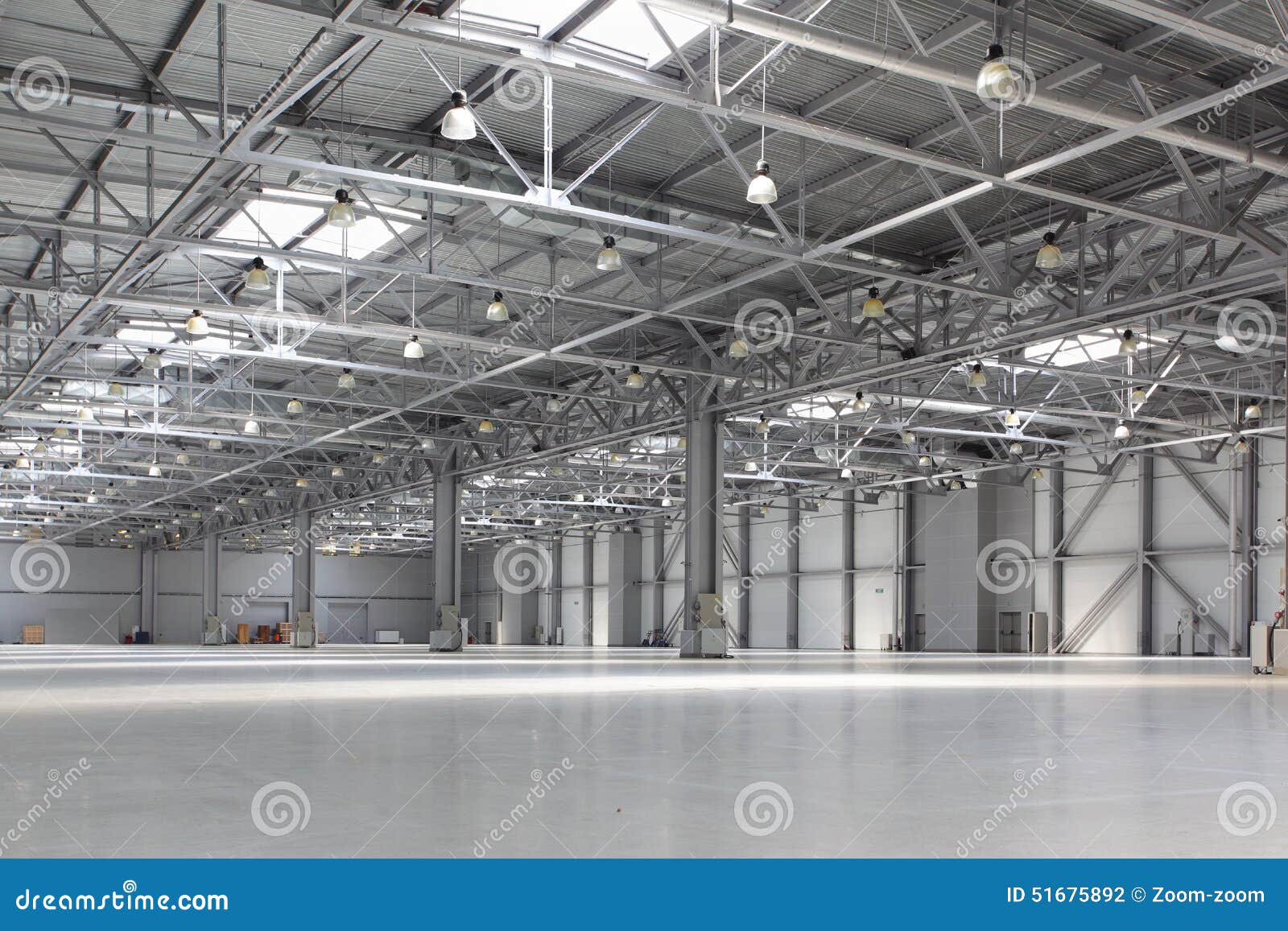 Warehouse stock photo. Image of background, structure - 51675892